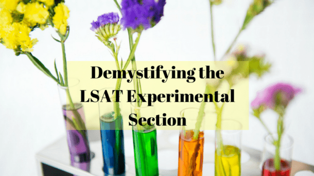 A Guide To The LSAT Experimental Section & How It Works