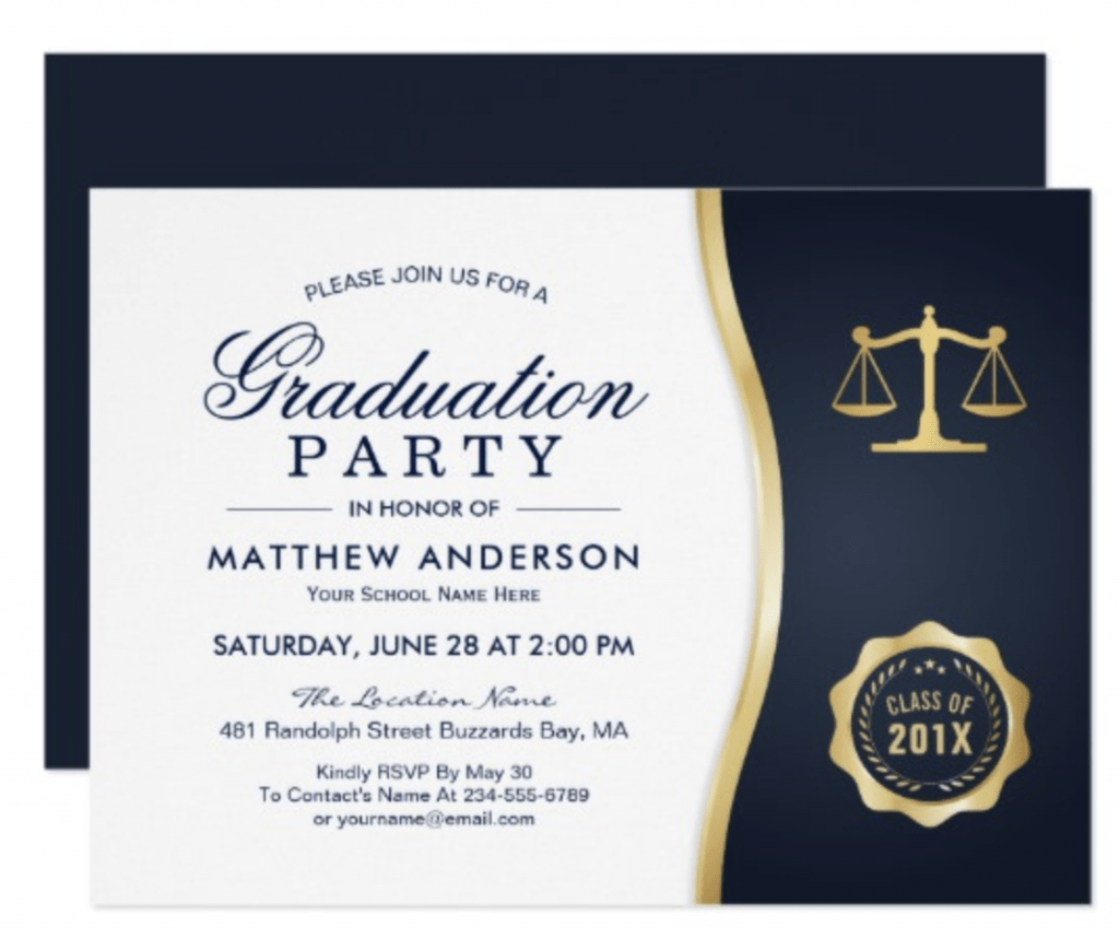 Throw An Awesome Law School Graduation Party [25 Inspiring Ideas ...