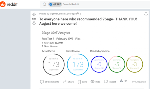 7Sage Review [2025] Is This LSAT Course Worth It?